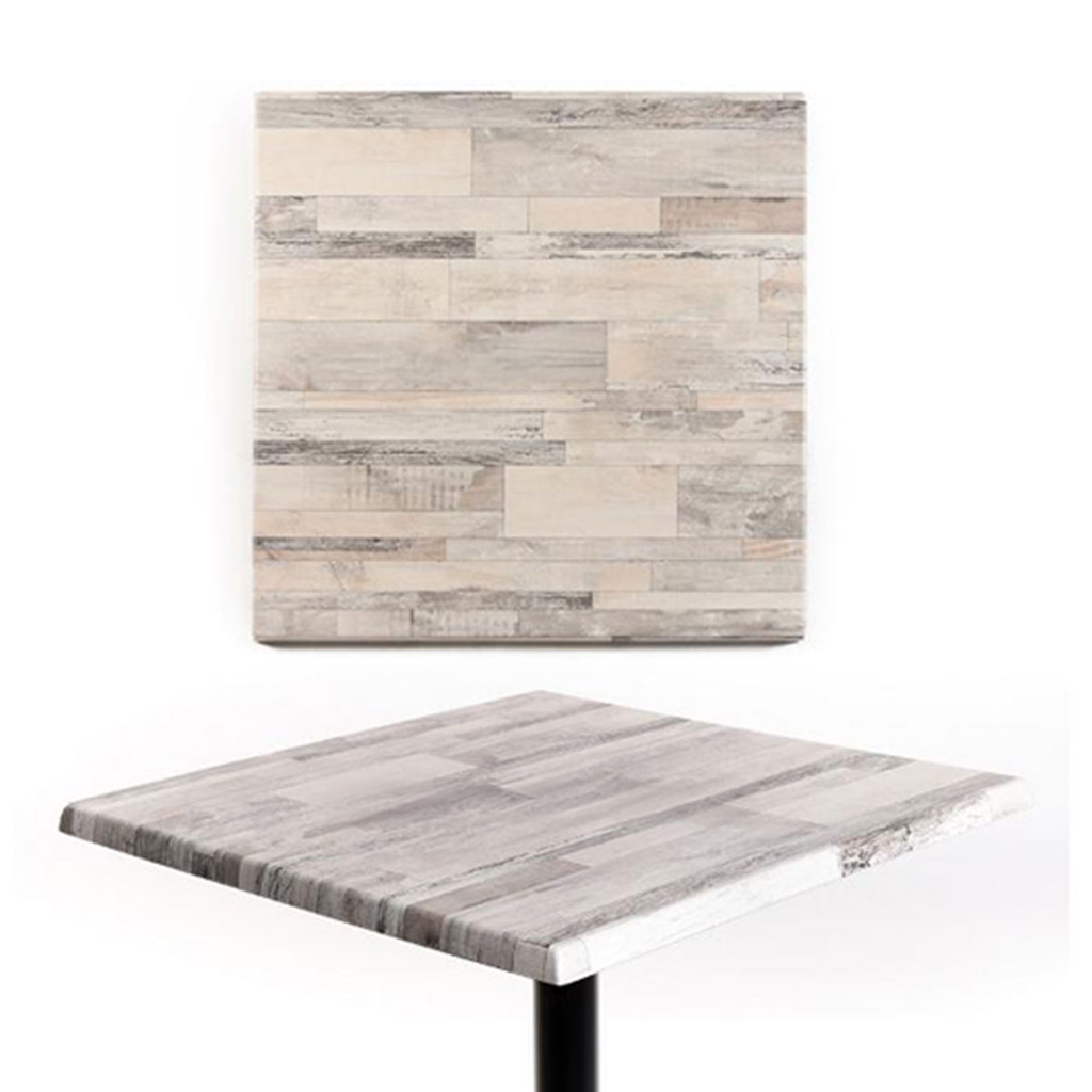 Cubierta melamina estratificada white block 80x80 | Idelika